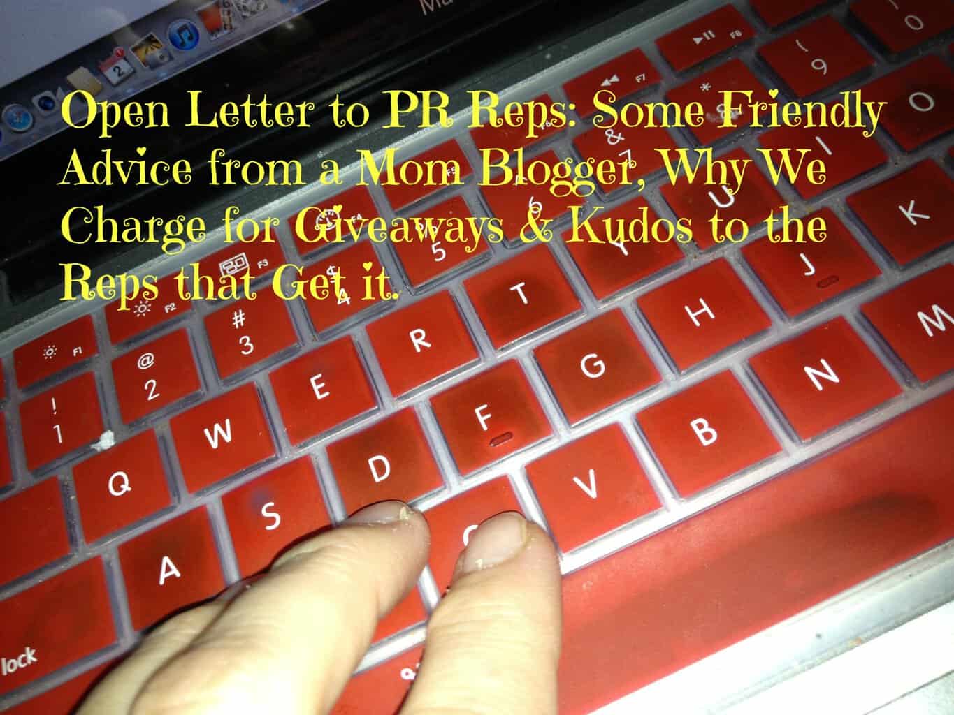 Open Letter to PR Reps: Some Friendly Advice from a Mom Blogger