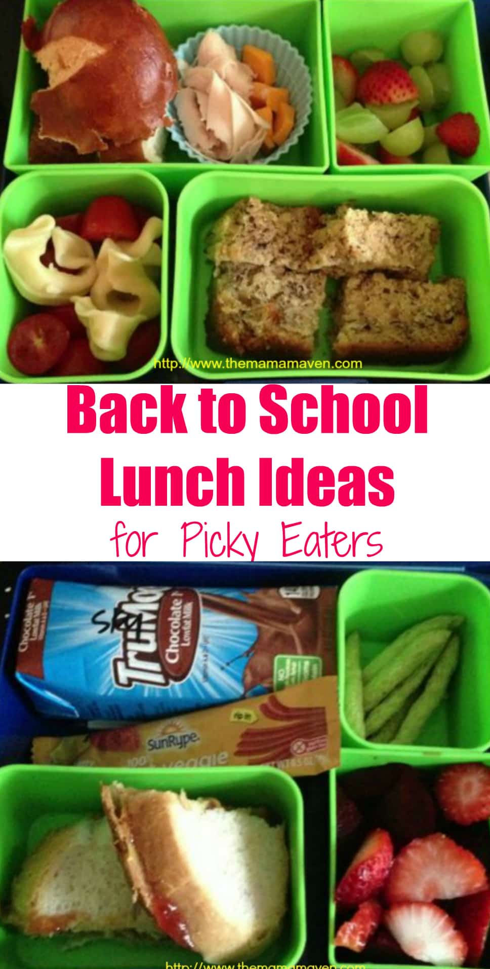 Back to School Lunch Ideas For Ultra Picky Eaters