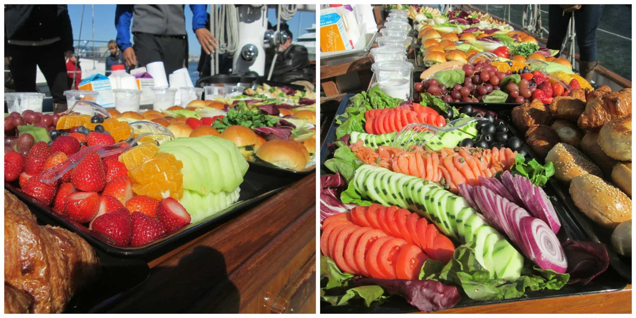 Delicious Food & Unbeatable Views With Manhattan by Sail's Champagne ...