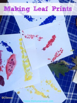 A Day in the Poconos + Leaf Print Craft - The Mama Maven Blog