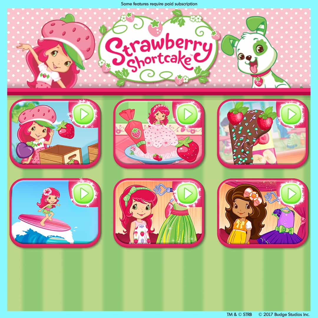 Strawberry Shortcake Joins Budge World App