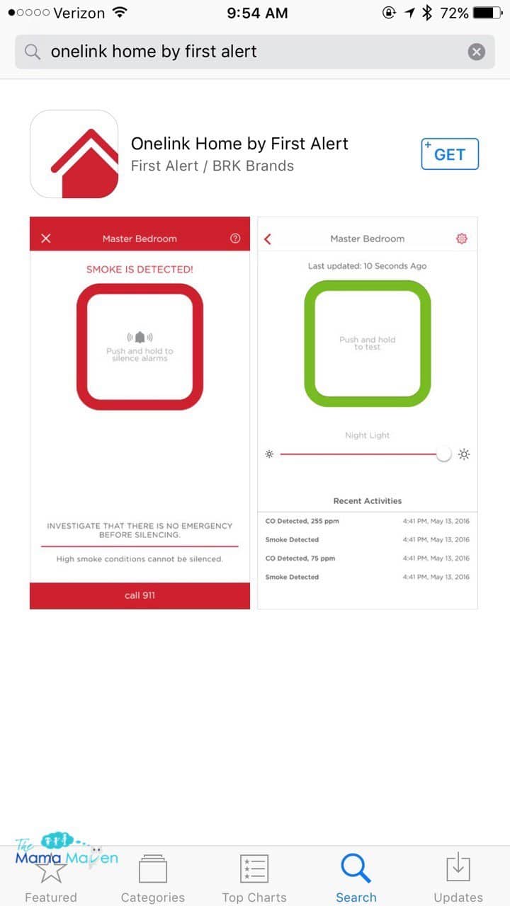 Onelink by First Alert Environment Monitor Helps Families Monitor CO Levels