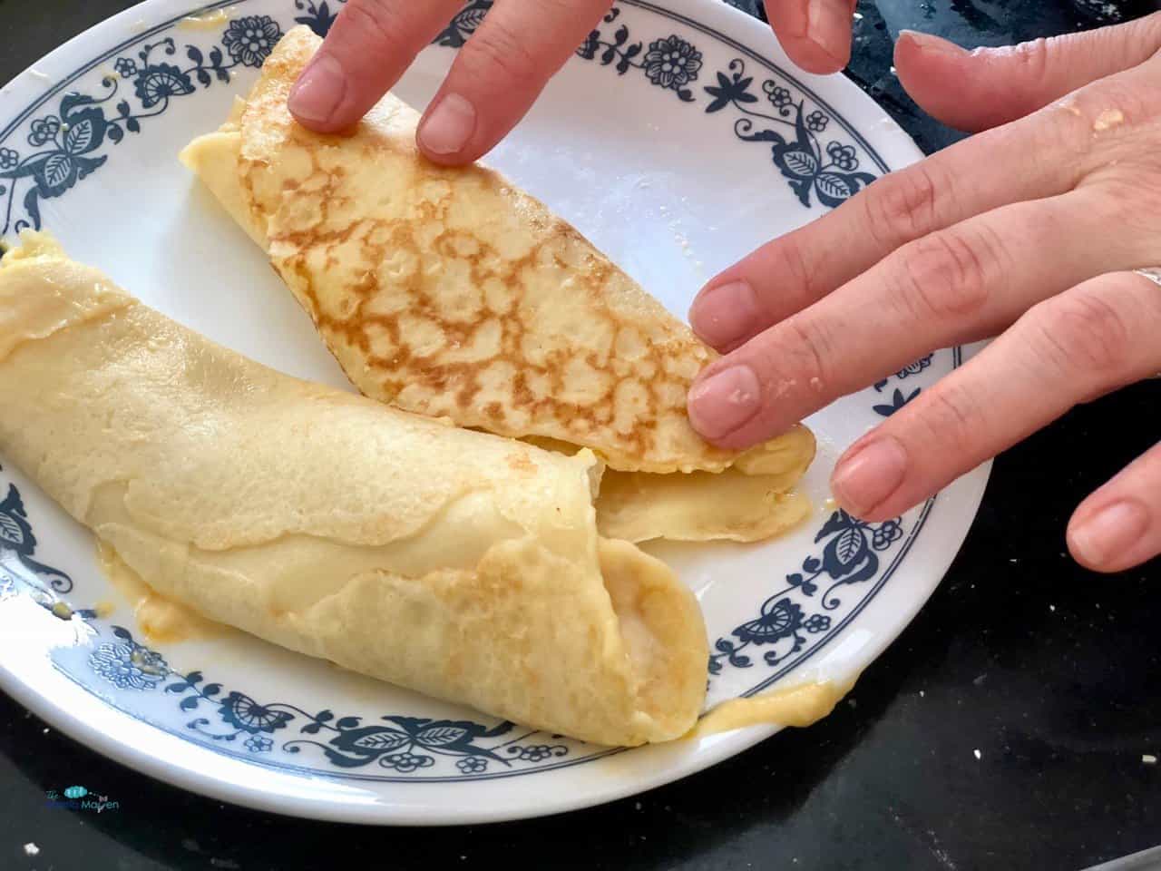 Easy Crepes with Fruit and Greek Yogurt