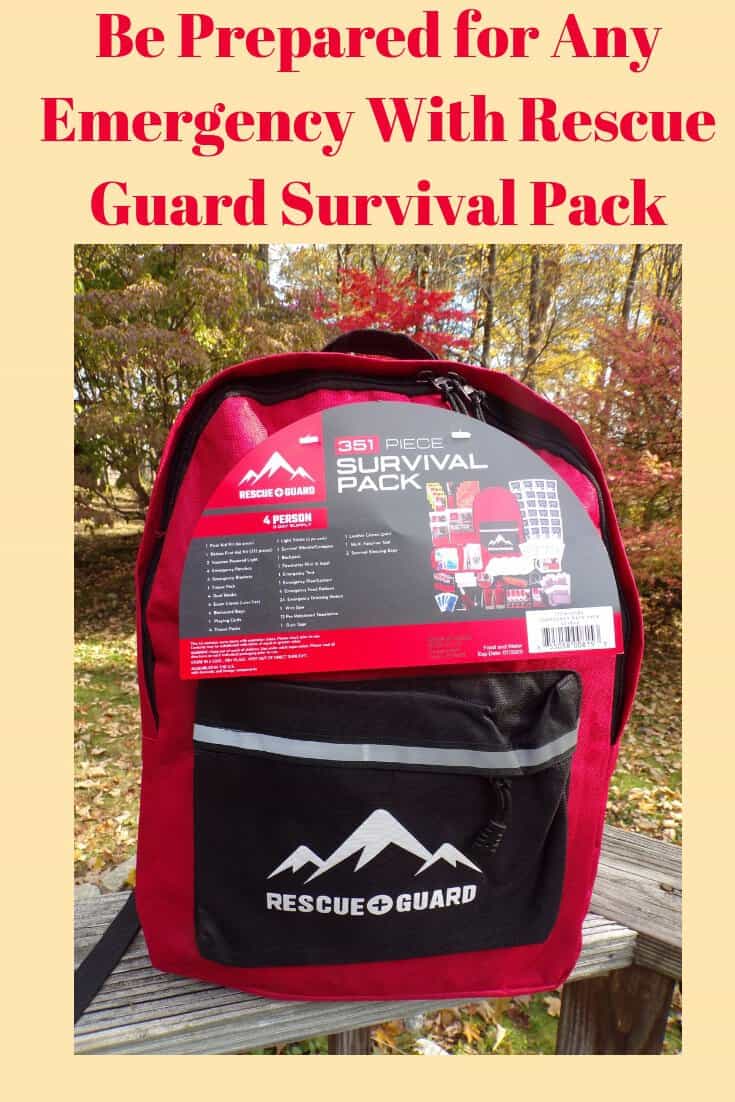 Be Prepared for Any Emergency With Rescue Guard Survival Pack
