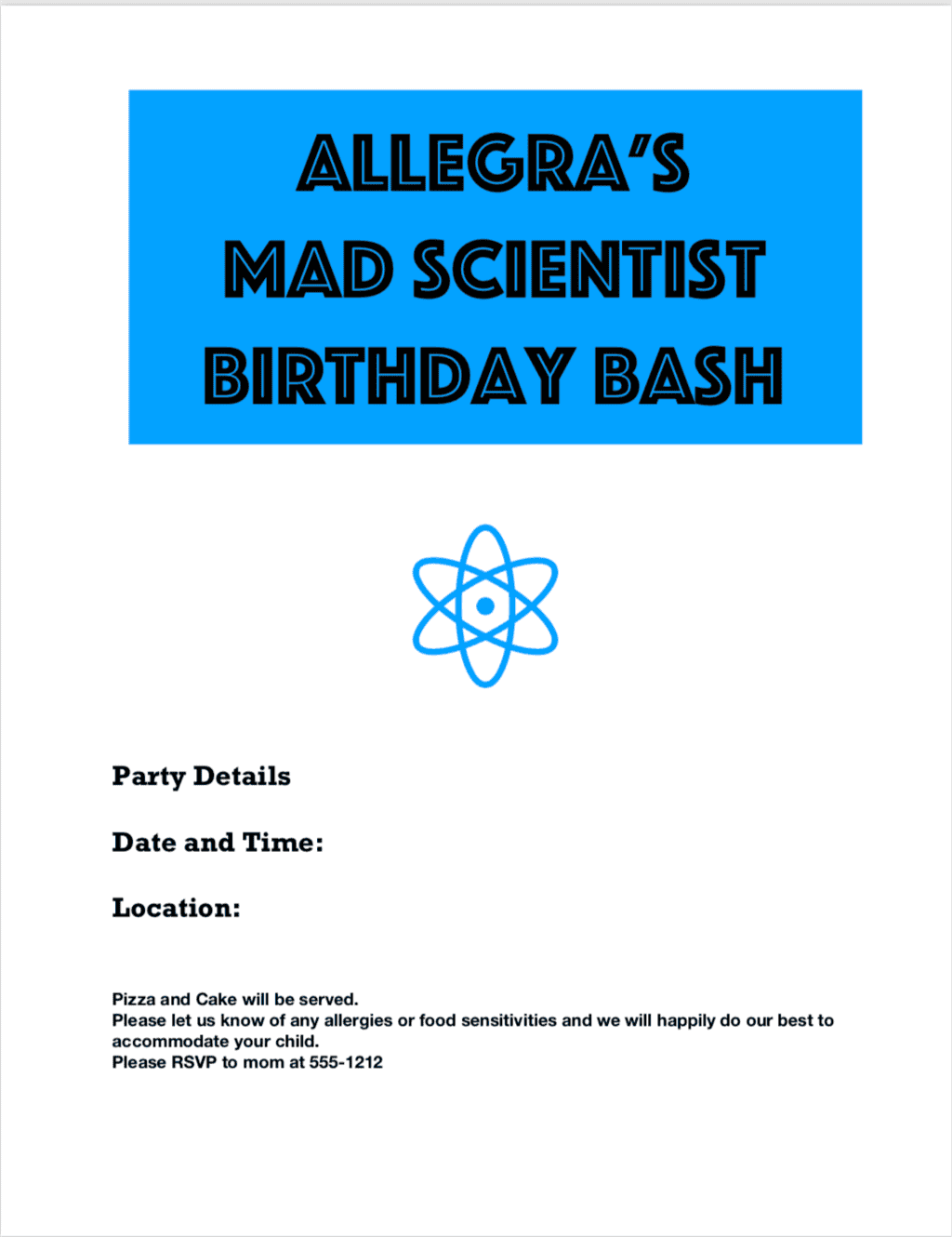Mad Scientist STEM Birthday Party with Mad Science of NYC and Westchester