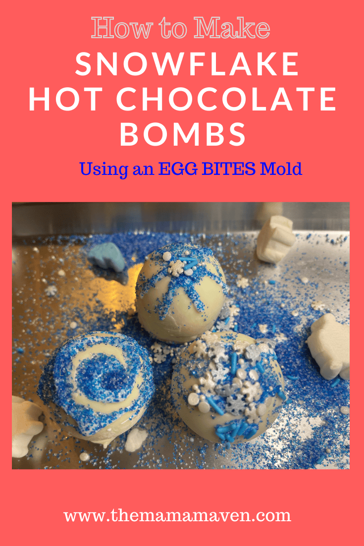 Snowflake Hot Chocolate Bombs (Using a Silicone Egg Bites Mold) - The ...