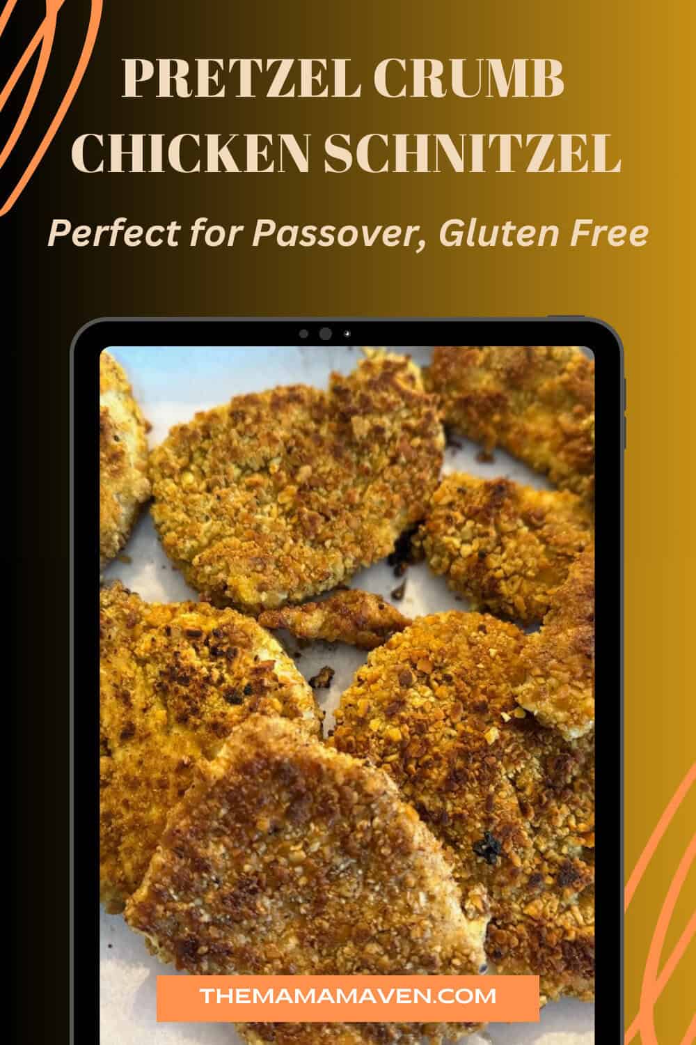 Pretzel Crumb Chicken Schnitzel – Kosher for Passover, Gluten Free ...