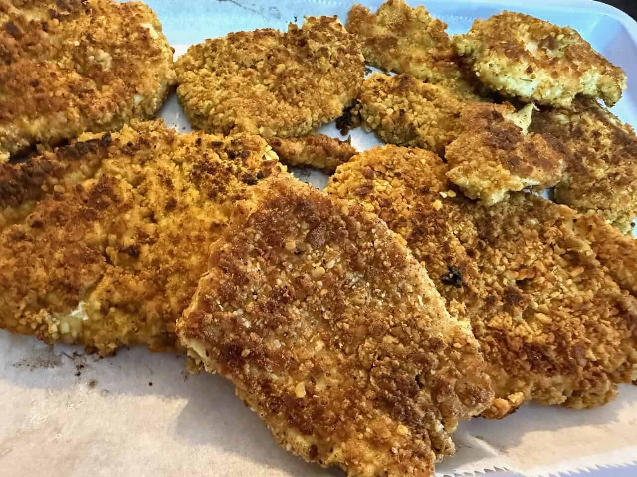 Pretzel Crumb Chicken Schnitzel – Kosher for Passover, Gluten Free ...