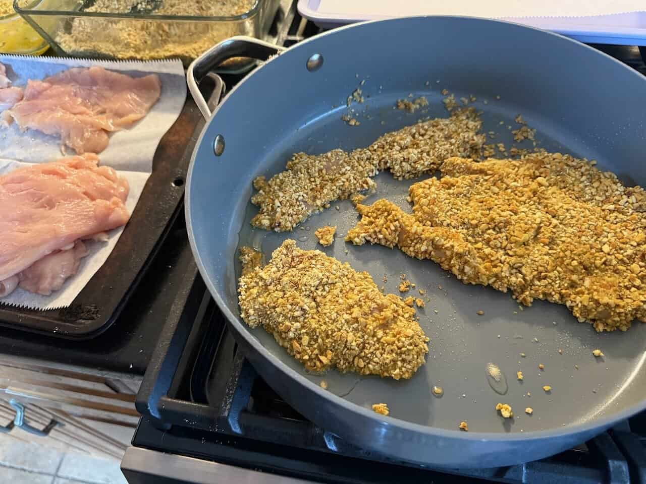 Pretzel Crumb Chicken Schnitzel – Kosher for Passover, Gluten Free ...
