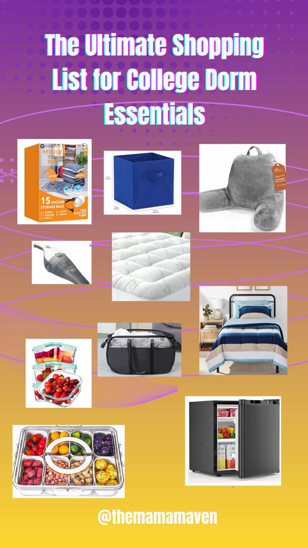 The Ultimate Shopping List for College Dorm Essentials - The Mama Maven ...